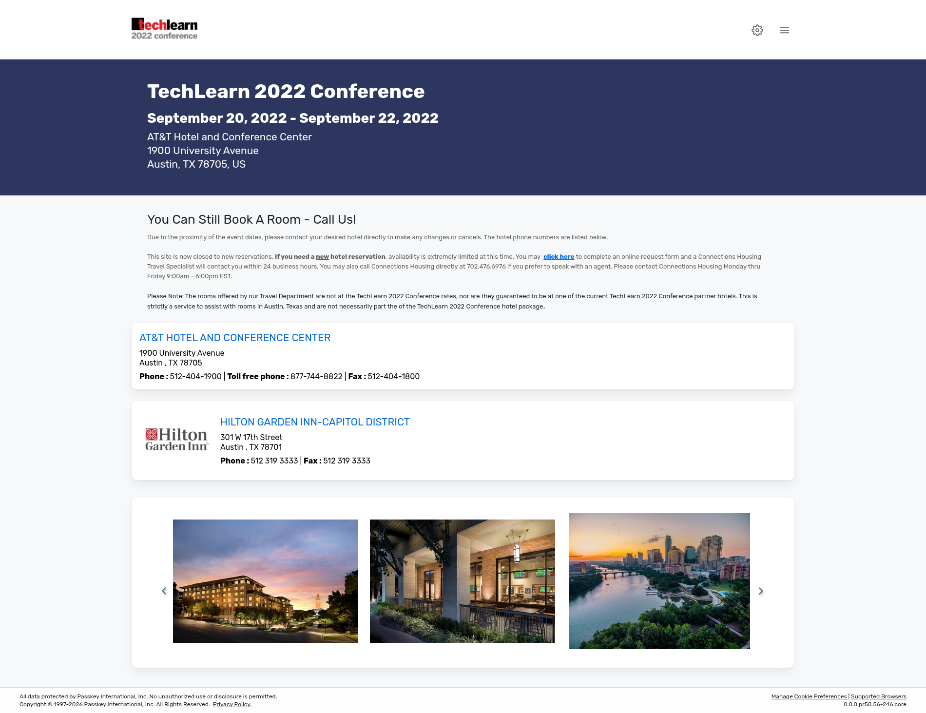 TechLearn 2022 Conference - Learn about the event and search for hotels