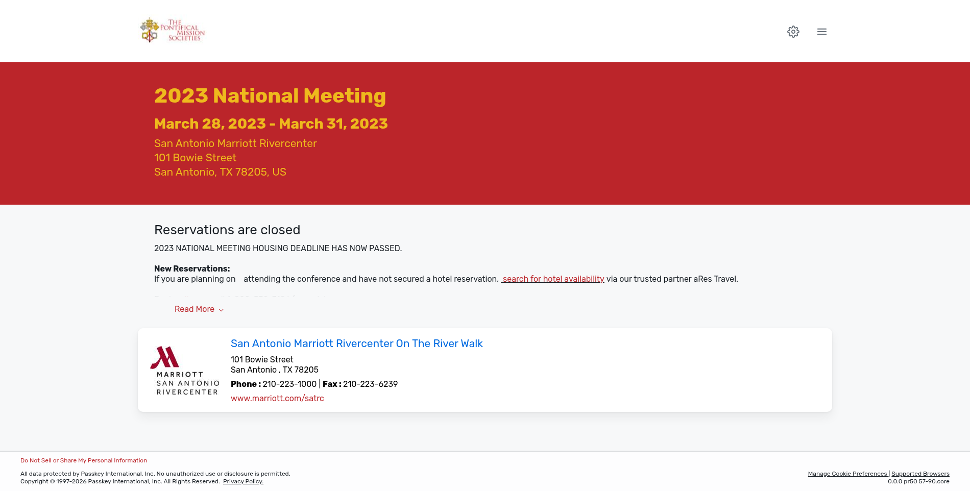 2023 National Meeting - Learn about the event and search for hotels