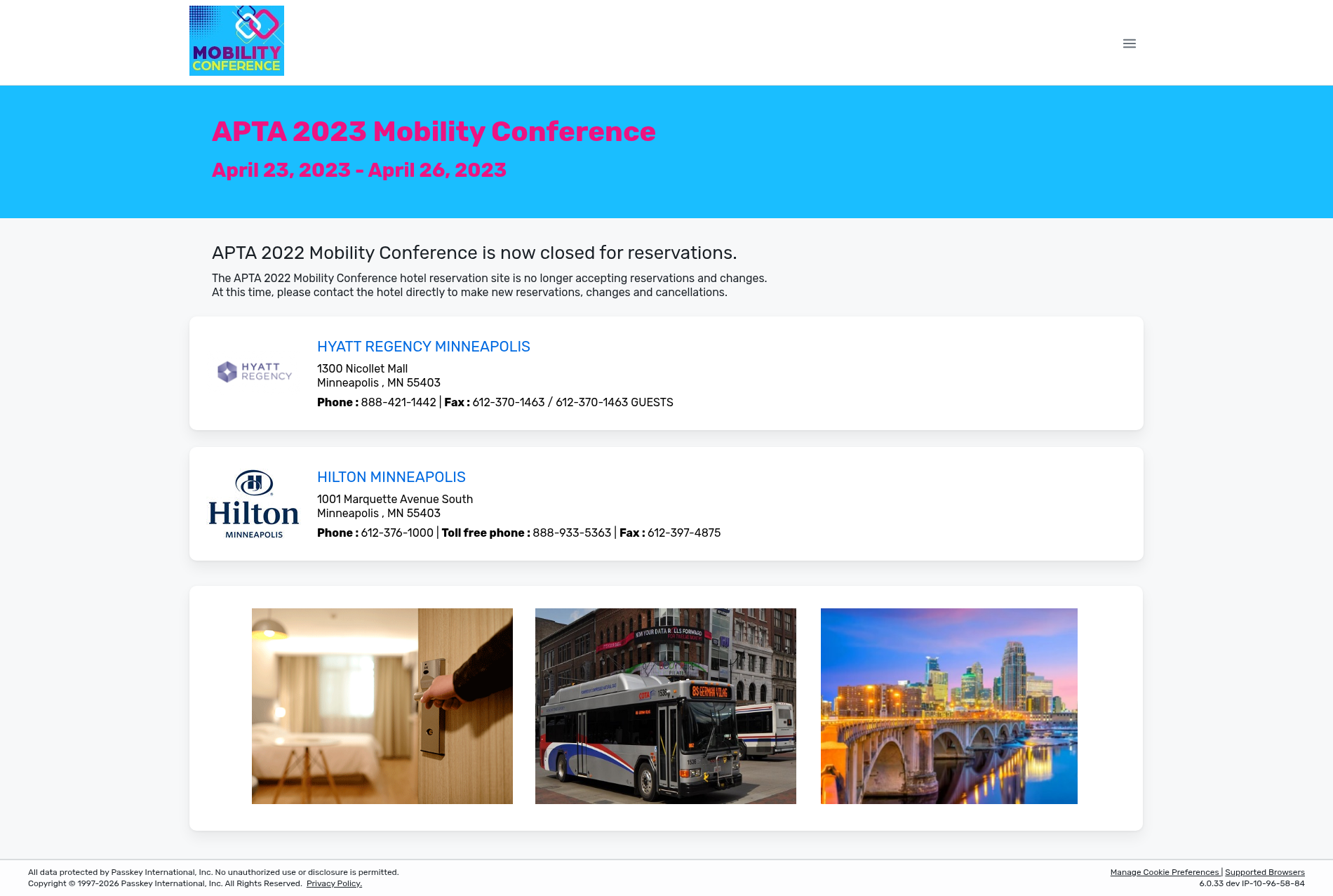 APTA 2023 Mobility Conference - Learn about the event and search for hotels