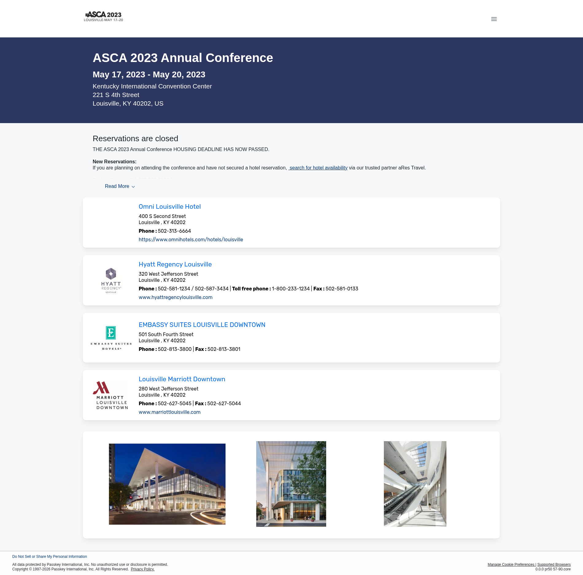 ASCA 2023 Annual Conference - Learn about the event and search for hotels