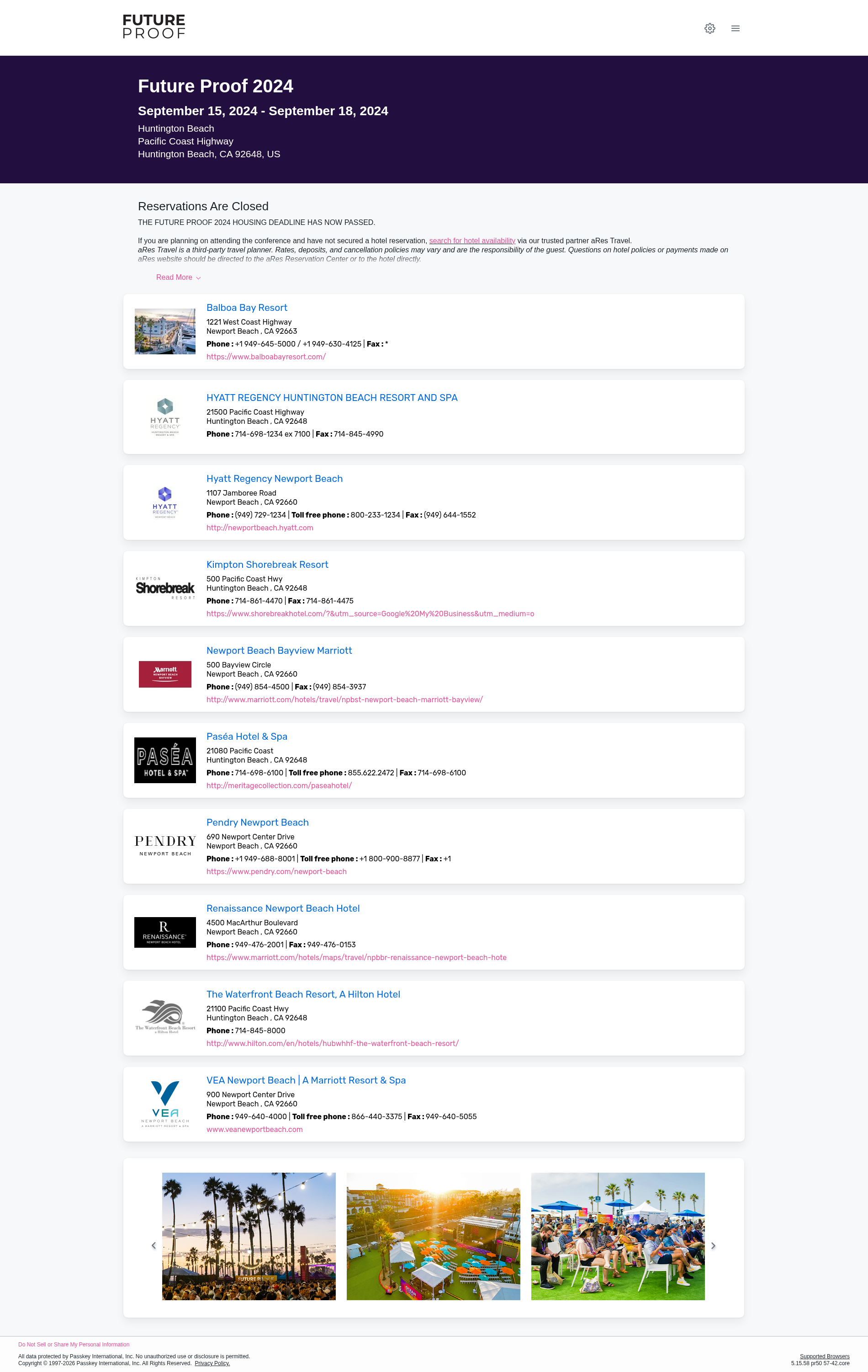 Future Proof 2024 - Learn about the event and search for hotels