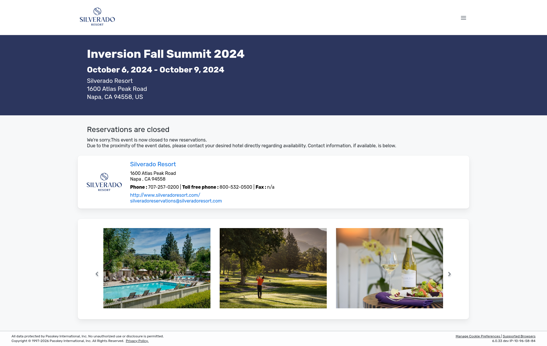 Inversion Fall Summit 2024 - Learn about the event and search for hotels