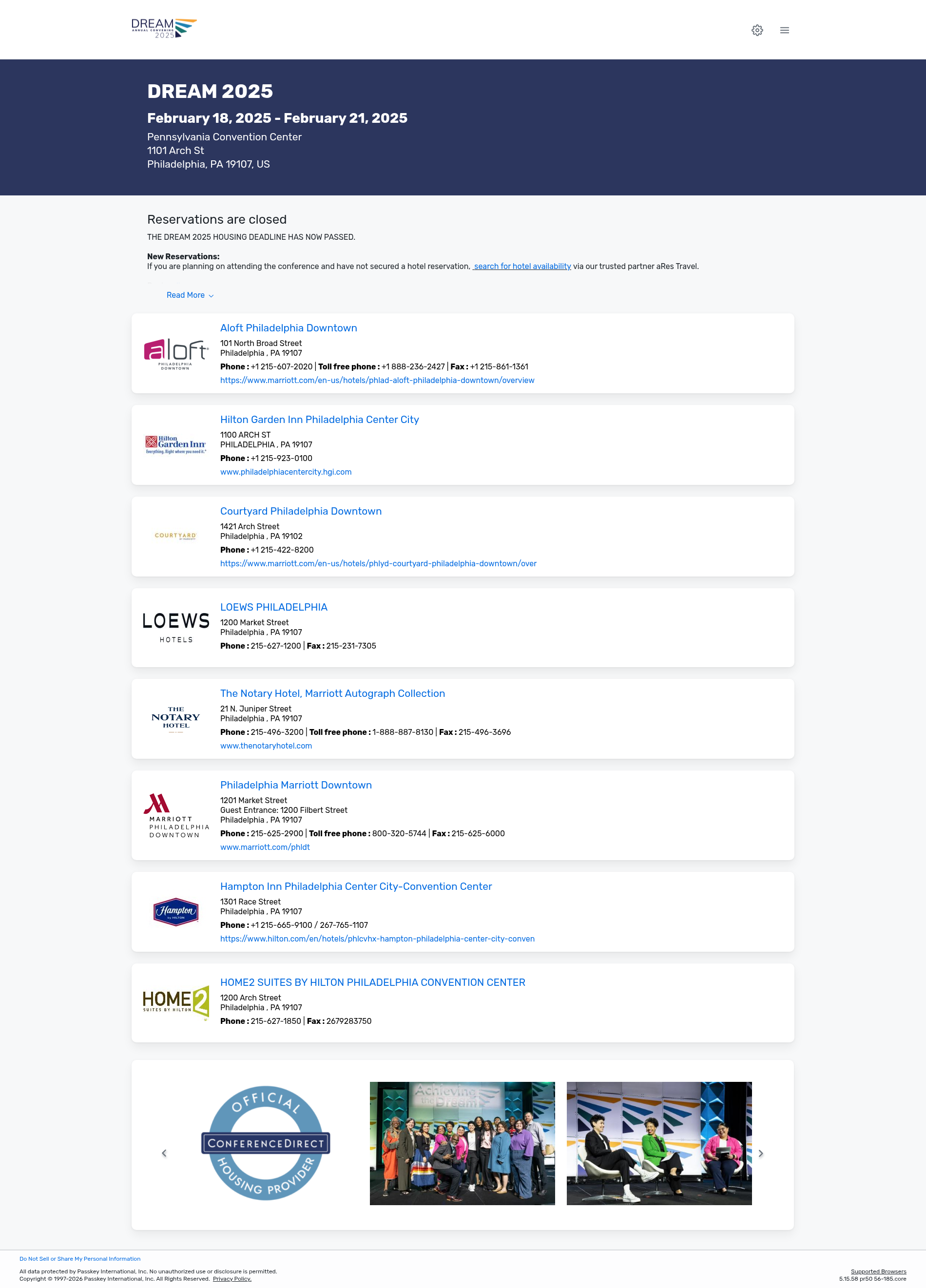 DREAM 2025 - Learn about the event and search for hotels