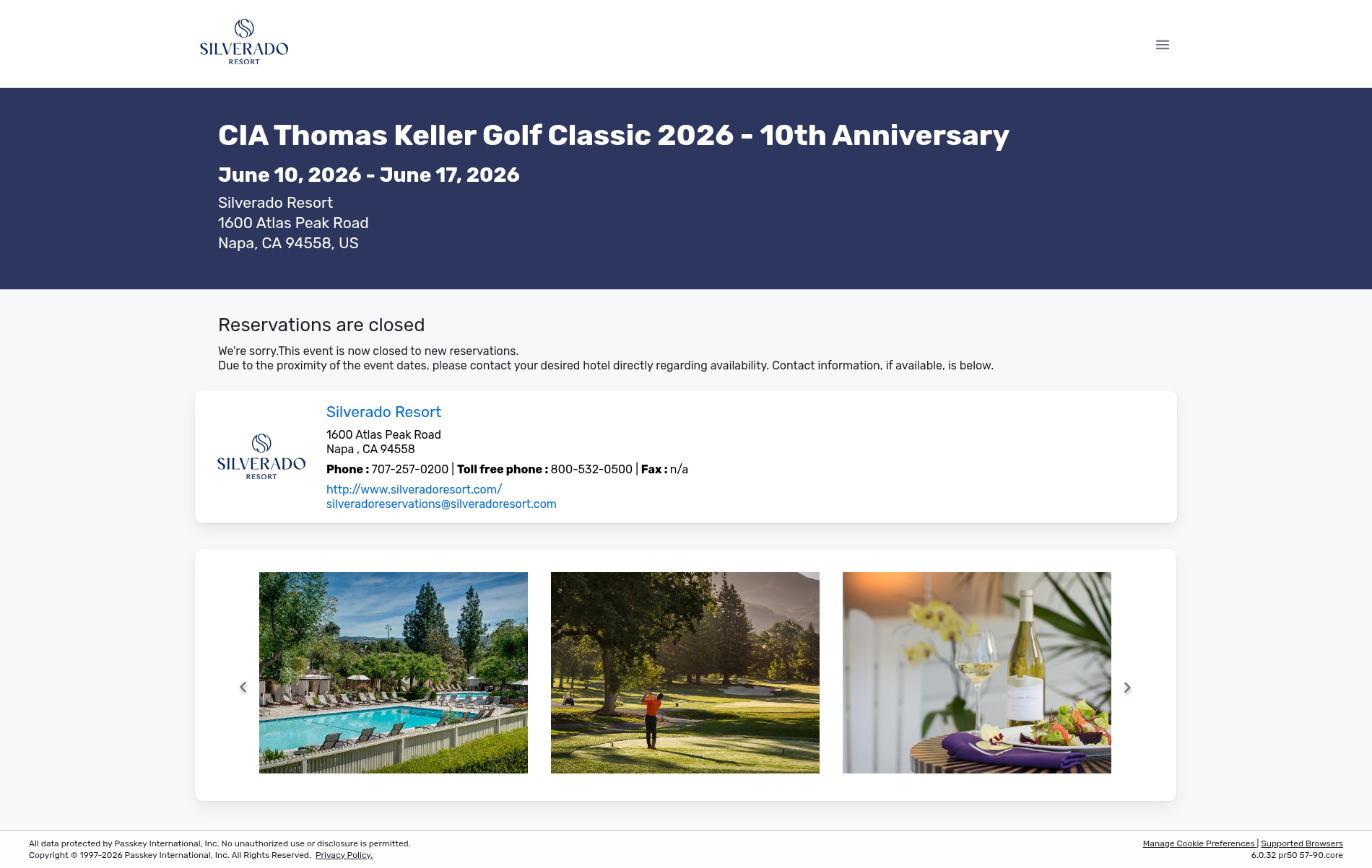 CIA Thomas Keller Golf Classic 2026 - 10th Anniversary - Start your ...